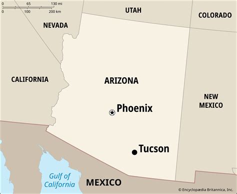 Tucson Map Arizona - Cloud Console